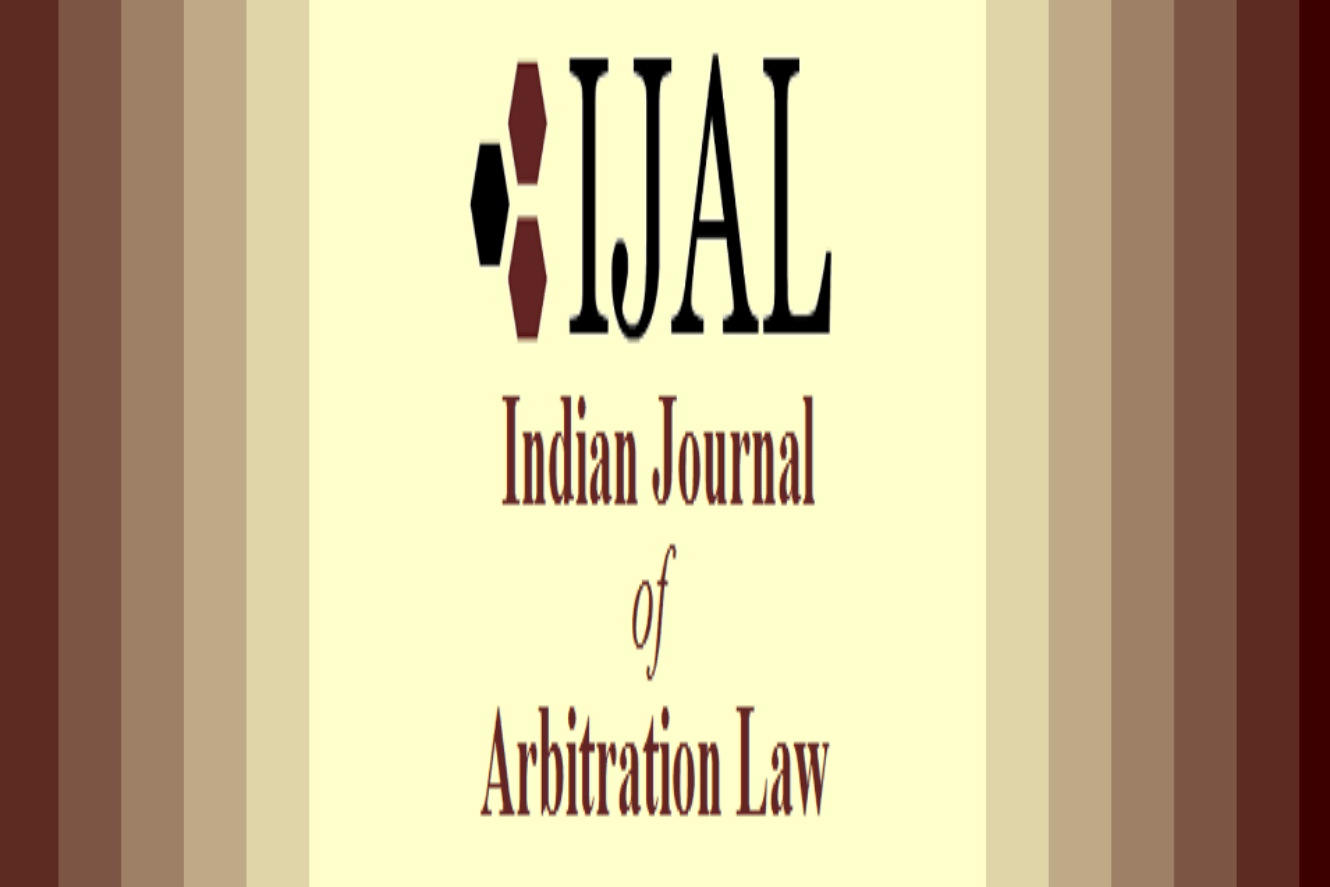Call for Papers by Indian Journal of Arbitration Law, IJAL: Submit by ...